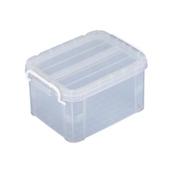 ●小物整理に便利なミニコンテナーです。 ●バックルでフタをしっかりと止められます。 ●SB100とSB150は互いに積み重ねることができます。 ●中身を確認しやすいクリアタイプです。＜仕様＞大きさ：337x243x188mm容　量：9L[※...