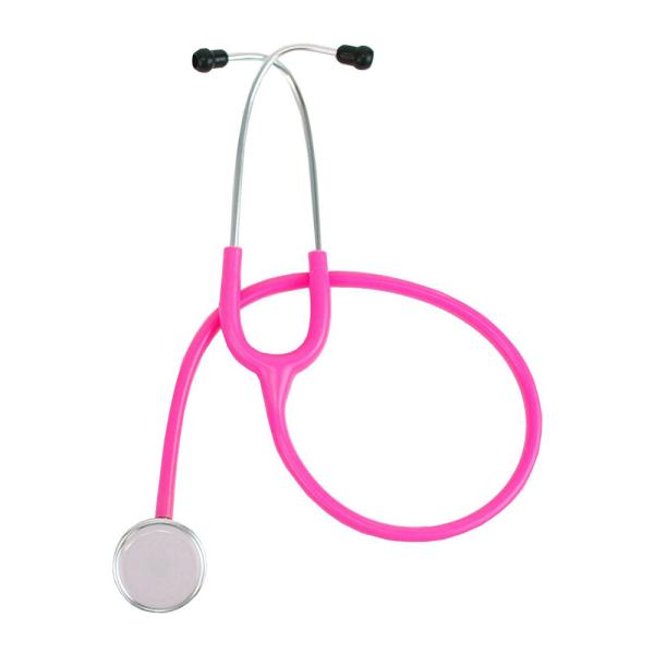 ●カラフルな聴診器＜仕様＞商品コード：ナリカ C15-8105-11型式名：色：桃（ピンク）チェストピース：片面使用大きさ：750mm入数：1
