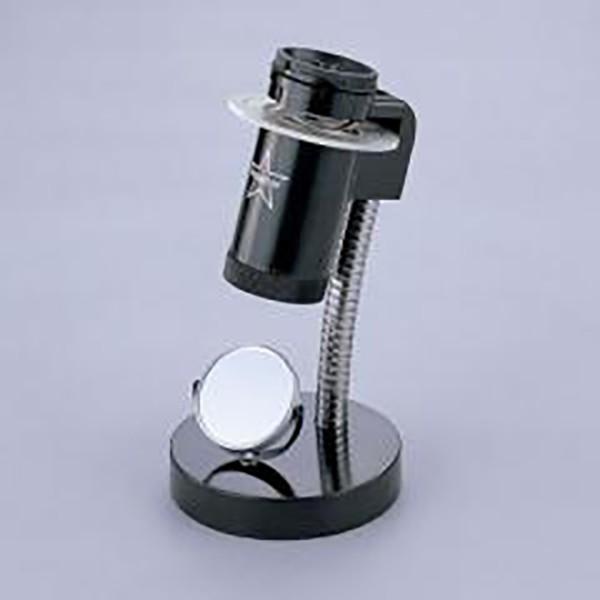 ●2枚の偏光板とレンズを組合わせたもので、簡単に鉱物プレパラートの多色性、干渉色が観察できます。●アナライザーはレバー着脱式で、平行ニコル、十字ニコルの状態にして比較検鏡ができます。●360°目盛付きの回転ステージ搭載で、レンズには十字線が...