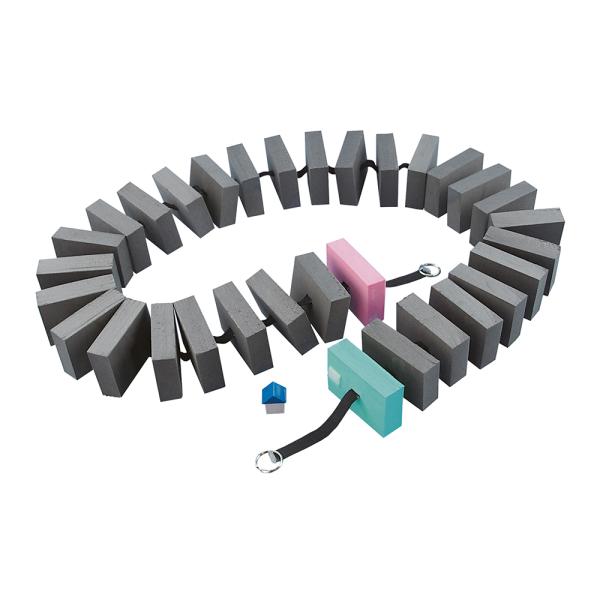 ●P波とS波の伝わり方が見てわかる●装置の中央にあるゴムバンドに伝わる伸び縮みの振動をP波、ねじれの振動をS波としてモデル化した実験器です。●P波とS波が伝わっていくようすは同時に観察することができます。●底部で振動を加えたときにP波は上部...