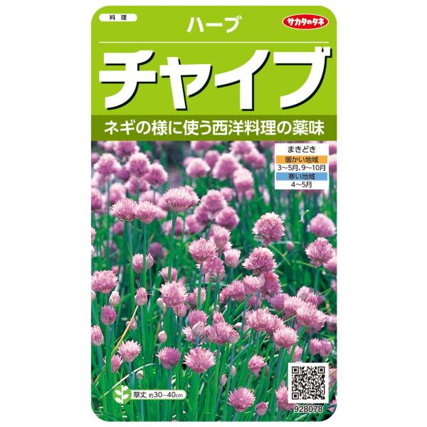 ●アサツキに似た臭みのないマイルドな香りをもつ葉を薬味として利用し、花も鑑賞できるハーブです。●冬と盛夏を除いていつでもたくさんの葉を収獲できます。＜タネまき＞●タネまき用土を入れた箱などにタネが重ならないようにまき、タネがかくれるほど土を...
