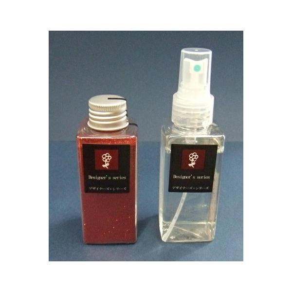 ●生花やブリザードフラワー、花器などをゴージャスにデコレートします。●従来のグリッターにはない、すばらしい上品な輝きを放ちます。●使いかたはグリッターを付着させたい部分にデザイナーズ・グルー（のり材）をスプレーします。●生花にはデザイナーズ...