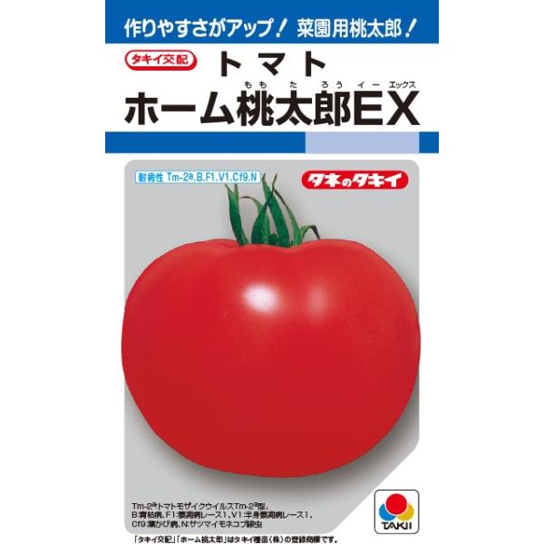 ●葉かび病耐病性（Cf9）をもち、減農薬栽培に向く。●果形は腰高で、果重は210g程度。●初期は草勢が安定し、着果がよく栽培後半までスタミナがあるので草勢管理が容易。●糖度と酸味のバランスが良好でおいしい。●果実は硬玉で樹上完熟ができる。●...