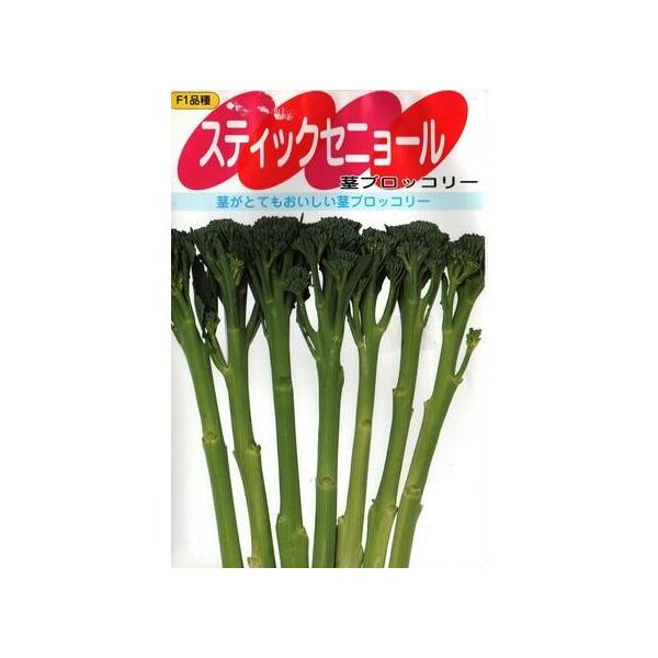 ●播種後90日前後で花茎の長い頂花蕾が収穫可能。●アスパラガスに似た甘みある花茎のスティックブロッコリーです。●次々と伸びる側花蕾を長期間収穫できます。●20cmくらいの長い側花蕾が15本程度取れます。＜タネまき〜植えつけ＞●セルトレーなど...