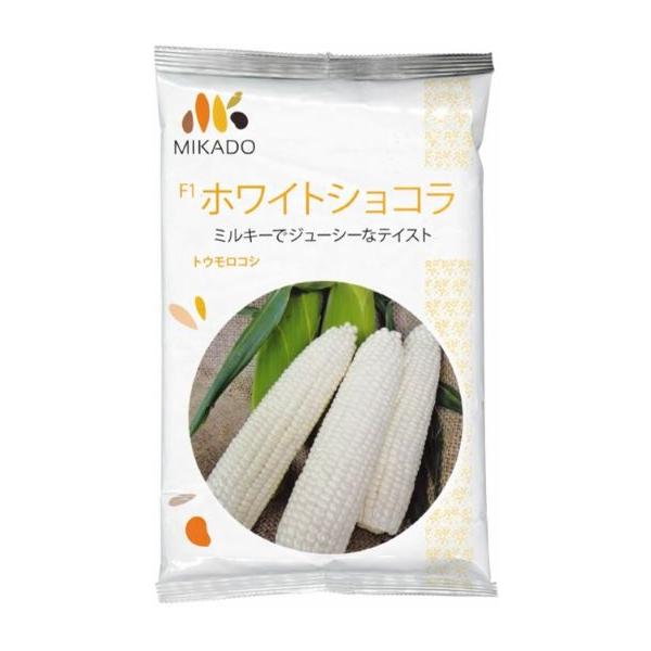 ●際立つ白さの純白コーン。●相対生育日数86日クラス。●安定した発芽率と初期生育で、倒伏にも比較的強く栽培し易い。●濃緑葉で先端稔実良好。●穂重400g以上の2Lで揃う。●白粒は極純白で、加熱後のくすみが少なく白さが際立つ。●粒皮は柔らかく...