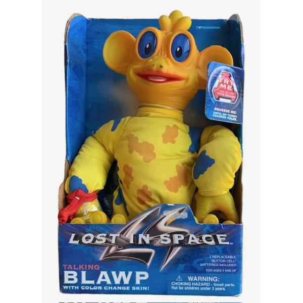 LOST IN SPACE DANGER,WILLROBINSON　宇宙家族ロビンソンお腹部分を押すと喋りだします！とってもお話が大好きな愛らしいエイリアンです。　1997年　トーキングドール　販売元：やまとサイズ約：H31cm×18cm×...