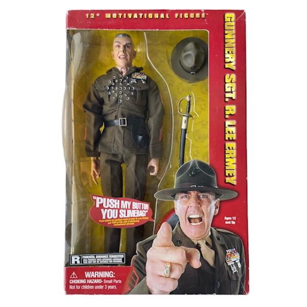 GUNNERY SGT.R.LEE ERMEY 12inch MOTIVATIONAL FIGURE  R.Lee Emey12インチフィギュアママやパパでは物足りない喝を入れて欲しい時にR.LEE ERMEY軍曹はいます。12インチフィギ...