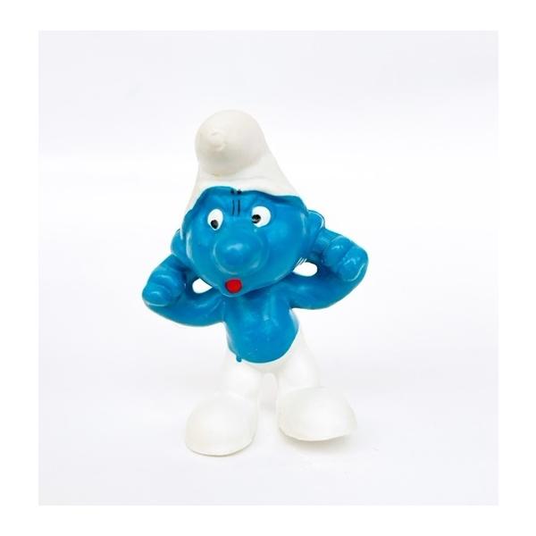 表情豊かなノイジースマーフ。サイズ約:6cm材質:PVCモニターの発色具合により見え方が異なる場合がございます。