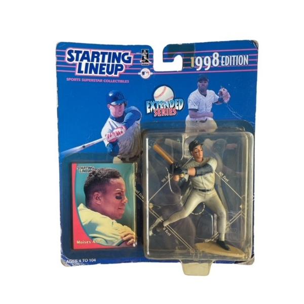 スターティングラインナップ　モイセズ・アル―　フィギュア&amp;カード 1998EDITION SPORTS SUPERSTAR COLLECTIBLESSTARTING LINEUP EXTENDED　SERIES　1998EDEITI...