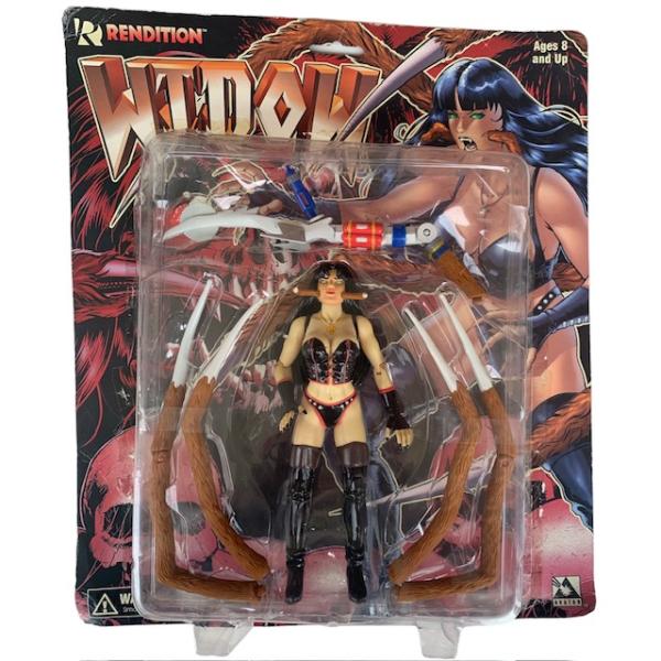 RENDITION　レンディションWTDOW　ウィドーサイズ約：本体17cmアクションフィギュア　首、肘、膝が可動出来るのでいろんなポージングが楽しめますよ！パッケージにダメージがある為お値引きしています。返品交換等承ることが出来ません。ご...