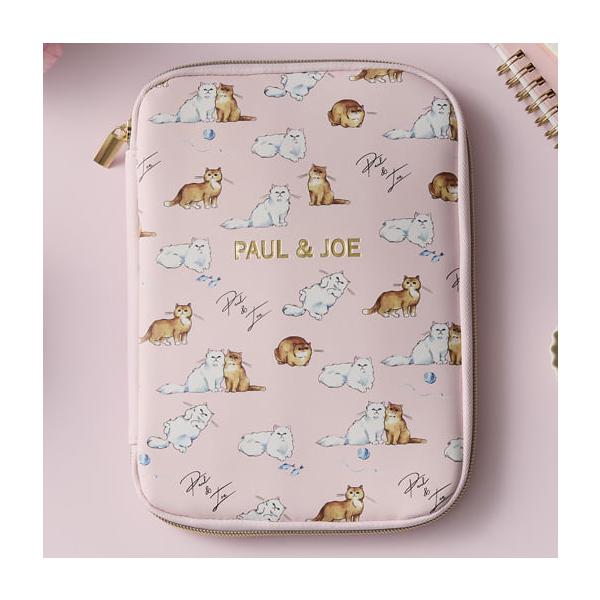 PAUL &amp; JOE マルチケース（ゼクシィ 2026年 2月号 の付録のみ、本はつきません ）ポール＆ジョー主素材：PU、ポリエステル、亜鉛合金外周はB5サイズに近い、大き目のケースです♪★収納上手、便利なマルチケース★ファスナー...