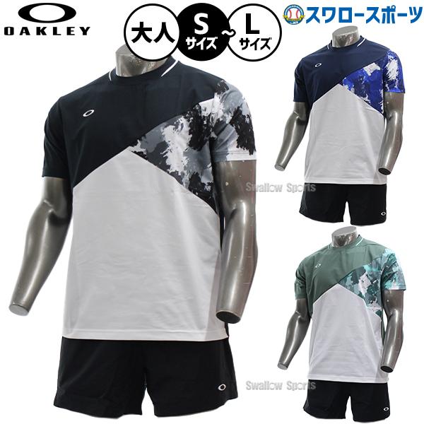 ●商品名：野球 オークリー ウェア ウエア 上下セット Tシャツ 半袖 ハーフパンツ 半ズボン 練習着 トレーニング ボトムス メンズ レディース ユニセックス 大人用 一般用 FOA409038-FOA408815 OAKLEY 野球用品...