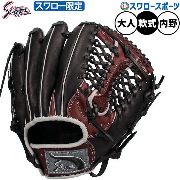 ●商品名：野球 久保田スラッガー スワロー限定 軟式グローブ 軟式 グローブ グラブ 内野手 セカンド ショート サード用 KSN-M00-BB 右投用 内野用 軟式用 野球部 軟式野球 グラブ 大きさ 野球用品 スワロースポーツ●スワロー...
