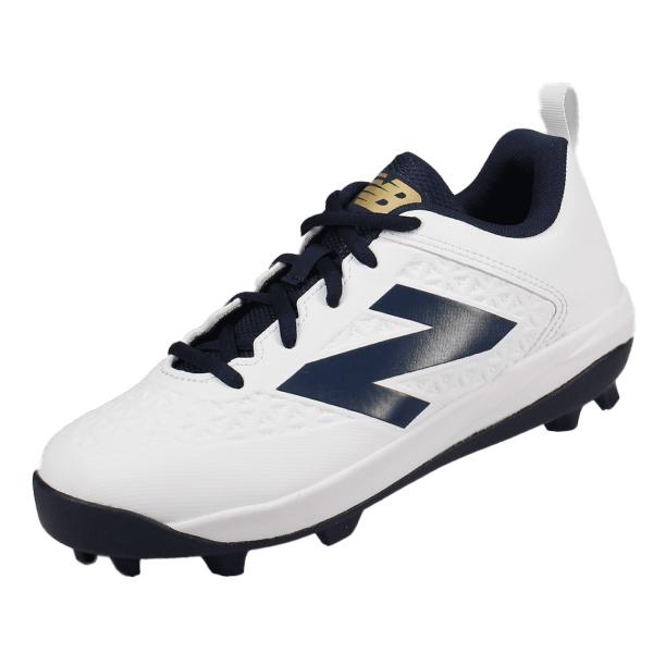 ●商品名：【塗りPのみ可】野球 ニューバランス スパイク ポイント スタッド 樹脂底 少年用 ジュニア用 子供用 野球スパイク Y404076Y newbalance 野球用品スワロースポーツ●カラー:(76Y)WHITE/NAVY●サイズ...