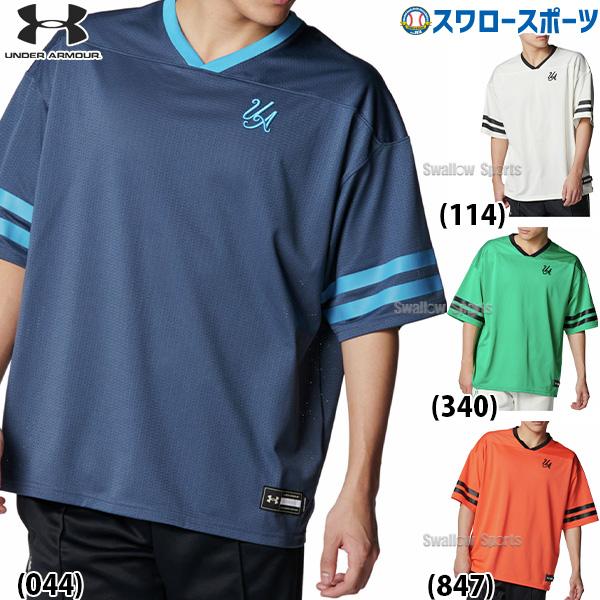 ●商品名：野球 アンダーアーマー  半袖 ウェア ウエア  ユニフォーム シャツ 6001433 UA 野球用品 スワロースポーツ●ユニフォームシャツ●半袖●サイズ：SM、MD、LG、XL、XXL、3XL●カラー：(044)Downpour...