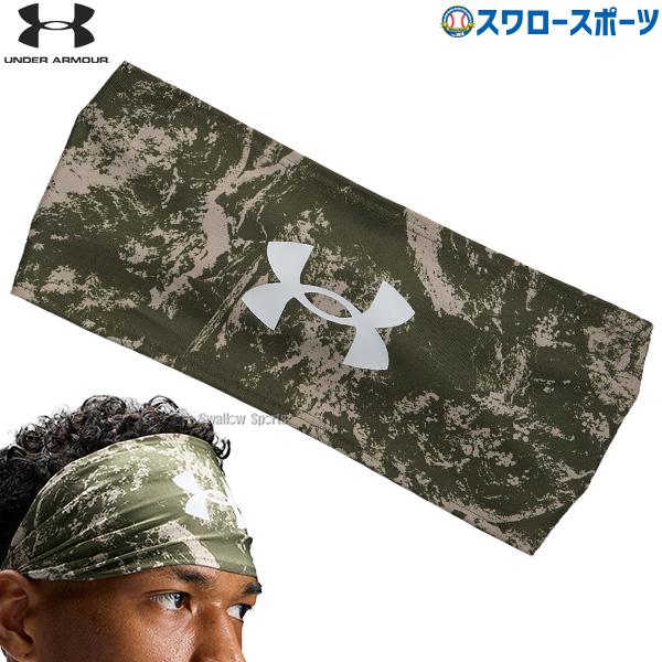 ●商品名：野球 アンダーアーマー ウェアアクセサリー ヘッドバンド ヘアバンド 6016772 underarmour 野球用品スワロースポーツ●サイズ：ONESIZE●カラー：(390)Marine OD Green/White●素材：ポ...