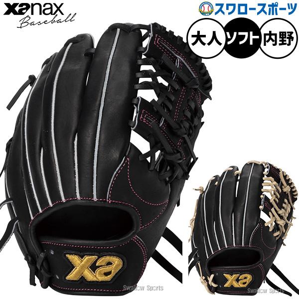 ●商品名：野球 ザナックス ザナパワー ソフトボール グローブ グラブ ソフト用 内野手用  大人用 一般用 BSG26WC1P xanax 野球用品スワロースポーツ●内野手用●R（右投用）●素材：表革/フレキシブルステアレザー、裏革/フィ...