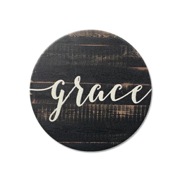 【発売日：2025年10月29日】吸水性抜群の特殊なセラミック製コースターの登場です☆水滴を吸い取ってくれるので車のドリンクホルダーがいつでもクリーン！Handcrafted IN THE USA直径：7.0cm