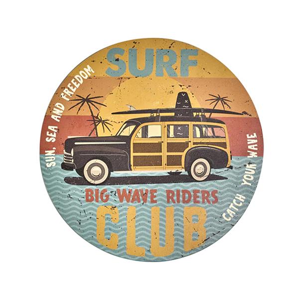 【発売日：2025年08月04日】サイズ：直径 51.0cm材質：ウッド古き良きアメリカの懐かしさと憧れを感じさせる'50sやアメリカンダイナー、本格派マンケーブ（男の隠れ家）、西海岸風カリフォルニ スタイルなどのインテリアなどにおススメ！