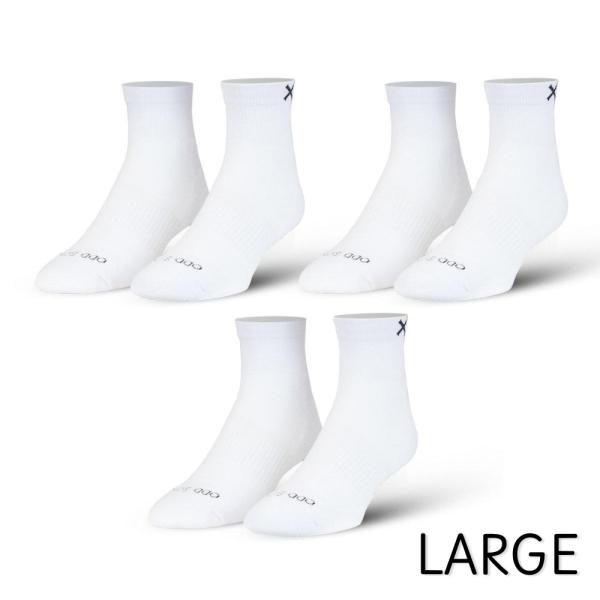 【発売日：2024年08月09日】85% コットン ／ 15% ポリウレタンLARGE FEET（ラージ フィート）サイズ※日本のメンズ サイズ（約24cm〜約30cm）に相当QUARTER（クォーター）※かかとからの長さ：約12cm3足セ...