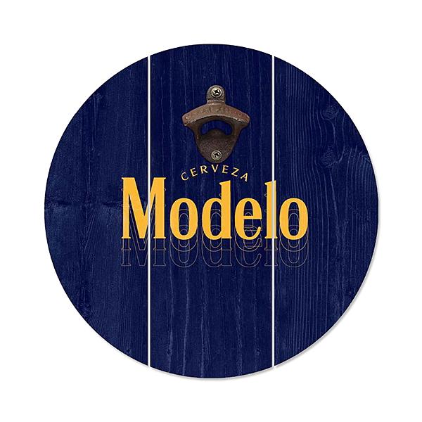 【発売日：2023年04月05日】サイズ：直径 20.0cm材質：ウッド／メタル製ミニ タイプの壁掛け式ボトルオープナー（栓抜き）です。お店やご自宅の壁に飾るだけでアメリカンBARな雰囲気に！！