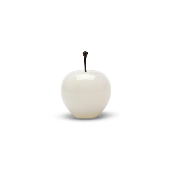 Marble Apple Small マーブルアップルストーン<BR>大理石から削り出したリンゴ型のオブジェ<BR>シンプルな箱付きですのでプレゼントにも<BR>ペーパーウェイトとしても(重さがありますの...