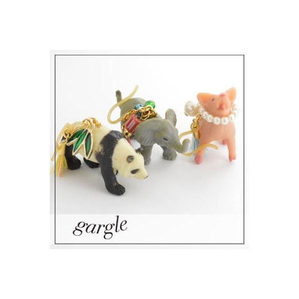 ◆サイズ　【パンダ】全長　4.0cm（フック含む）　　ペモチーフ　横径　3cm　【ブタ】全長　4.0cm（フック含む）　横径　2.5cm　　【ゾウ】全長　4.5cm（フック含む）　横径　3.2cm(最大）素材：樹脂・ビーズ・真鍮　メッキ　刺...