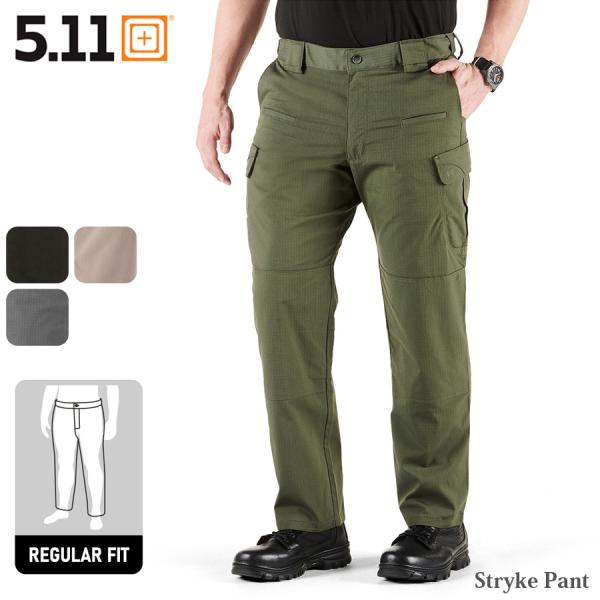 「Stryke Pant」は、5.11 Tacticalを代表する定番タクティカルパンツです。 軽量かつ高耐久な「Flex-Tac」ストレッチ生地を使用し、縦横に自然に伸びる柔軟性でアクティブな動きにもスムーズに対応。表面には撥水加工も施さ...