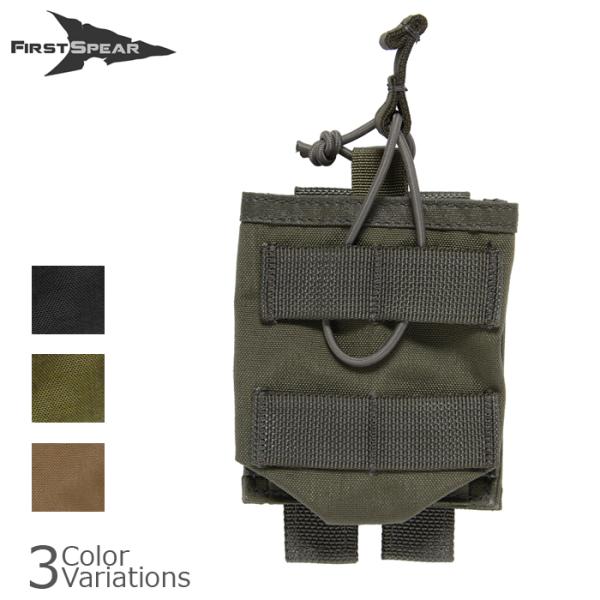 SCAR-H、Mk11/M110/SR25、FN-FAL、M1A/M14/M21ライフル用の7.62X51/20ラウンドマガジン1本を保持します。ショックコードとスピードタブにより、素早くマガジンを取り出せます。また、ポケット前面のPALS...