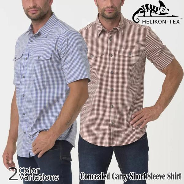 暑い夏の日の都市部でも快適に過ごしながらも目立たないようデザインされたコンシールドキャリー用半袖シャツ。ボタンのように見えて実はスナップボタンになっており、強く引っ張るだけでフロントが開き、シャツの下に携帯しているアイテムに素早くアクセス。...