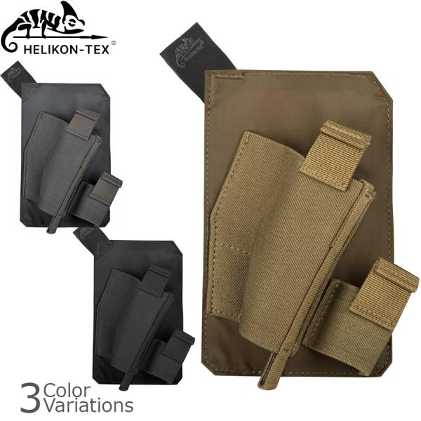 Helikon-TexのPISTOL HOLDER INSERTは、Versatile Insert Systemシリーズのベルクロ対応ピストルホルダーです。面ファスナー（ベルクロ）などが内装されたバッグ類に取り付けることができ、ハンドガン...
