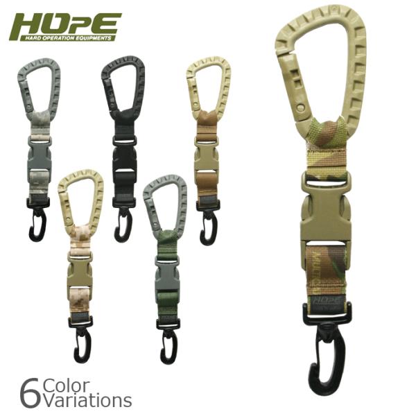 クライミングやラペリングカラビナではなく物品のキャリーアイテムとして開発された樹脂製の軽量カラビナ。ITWのスイベルフックはフックの先端部分の構造がセーフティーに設計されています。商品管理番号:hop1400515カラー:BLACK(ブラッ...