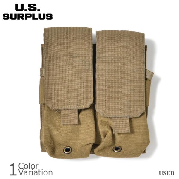 海兵隊放出中古品のEAGLE製ダブルM4マグポーチ。M4マガジンを4本収納可能。MP2-M4/2-MS-COY。※中古放出品です。シミ・汚れ・変色・キズ・ほつれ、など個体によって異なります。商品はお選びできません。ご了承くださいませ。USE...