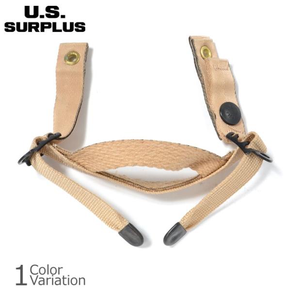米軍放出未使用品のPASGHTヘルメット用チンストラップ（顎ひも）です。※未使用品ですが放出品のため、傷・汚れ・ほつれ・錆等ある場合がございます。※ロットにより若干仕様が異なる場合がございます。商品管理番号:uss20604033カラー:T...