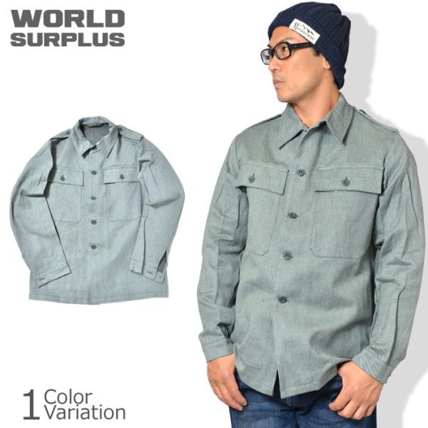 スイス軍実物デニムジャケットです。確りとしたデニム地とシンプルなデザイン。ワークやミリタリーを取り入れたカジュアルスタイルに。商品管理番号:wor0103910カラー:ONECOLORサイズ:48/52/56素材:綿 100％採寸シャツサイ...