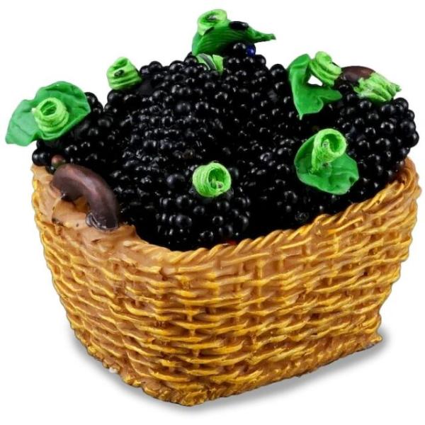 ドイツ　ロイター社のミニチュアです。バスケットのサイズ：35x30xH20ミリ（ハンドル含まず）。アクリルケース入りです。アクリルケースのサイズ：Ｗ55ｘＤ42ｘＨ35ミリ