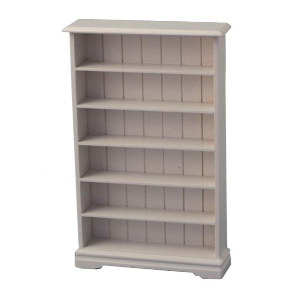 シンプルで、本がいっぱい入りそうな書棚です！６段もありますよ〜！本の他にも写真立てやら、カードやら、沢山置けそうです。お店屋さんの棚としてもいいですよね！店長は息子が中学生になるときに、教科書や参考書を入れるためにこのような書棚を買ってあげ...