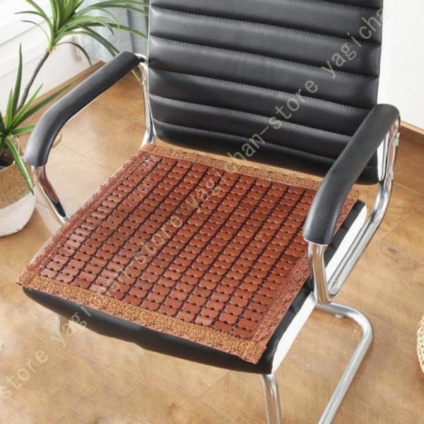 ■かわいい椅子用クッション夏に冷たく気持ち良いバンブークッション。麻雀の形をした竹を糸でつなぎ合わせています。■接触冷感・蒸れない体と席の間に良好な空気の流れを保ち、汗防止、暑い季節には不快にならず、涼しい気分を保つのに役立ちます。■滑り止...