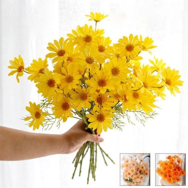 ■品名：造花■素材：絹+樹脂■カラー：全4色■サイズ(全長)：53cm