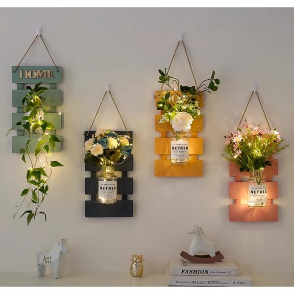 フェイクグリーン おしゃれ 壁掛け リビング ダイニング 雑貨 玄関 キッチン トイレ ナチュラル グリーン 造花 癒し ウォールグリーン ギフト アートフラワー