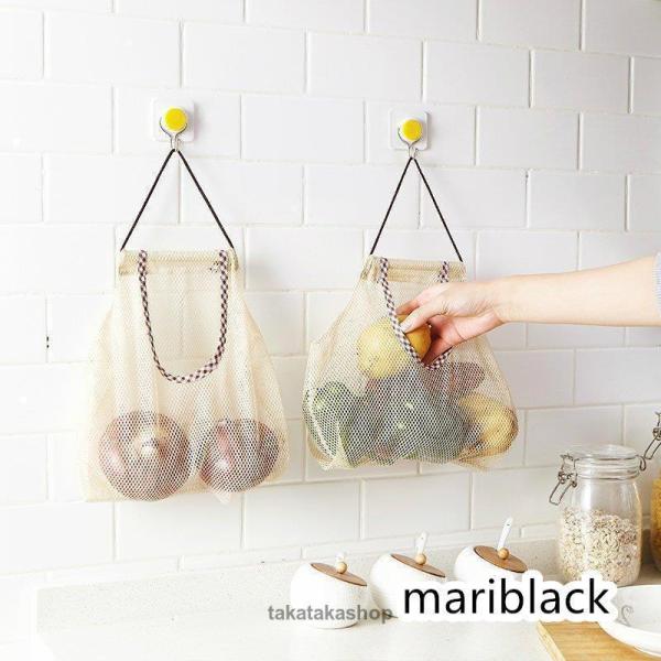 日用雑貨 キッチン用品 キッチン雑貨 小物入れ ネット 壁掛け 野菜ネット ゴミ袋入れ 雑貨入れ ランドリー 見せる収納 ベージュ馴染む 北欧 温もり 便利 北欧ナチュラル 高級感 おしゃれ空間 カラーコーディネート ホテルライク フェミニ...