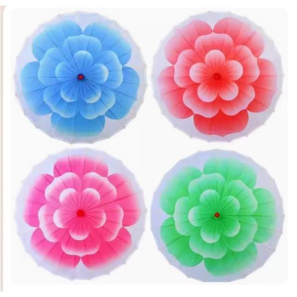 0023直径：82cm傘長：80cm傘骨：28本製の為、多少の傷や 素材特有の臭いや接着剤等の臭いが残っている場合がございますので、気になるお客様はご購入をお控え下さい。紙舞日傘の活用法として撮影用アイテム、店内・室内用インテリアとしてもご...