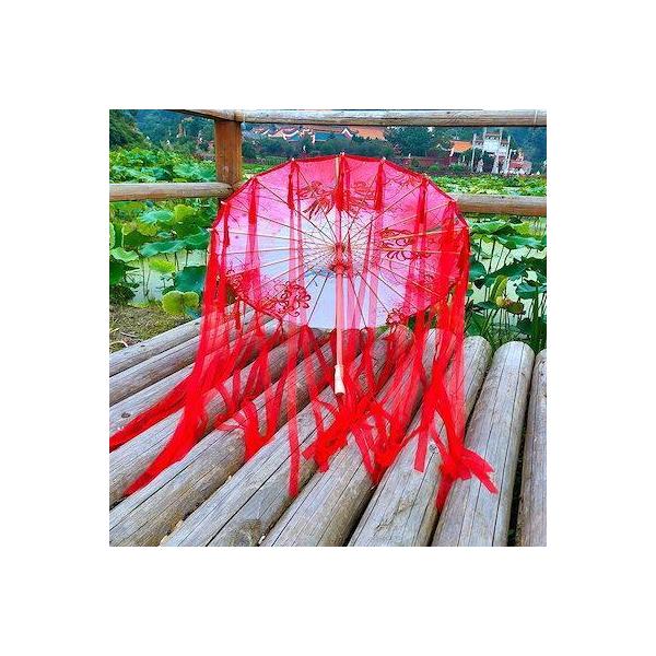 2129直径：82cm傘長：56cm傘骨：22本製の為、多少の傷や 素材特有の臭いや接着剤等の臭いが残っている場合がございますので、気になるお客様はご購入をお控え下さい。紙舞日傘の活用法として撮影用アイテム、店内・室内用インテリアとしてもご...