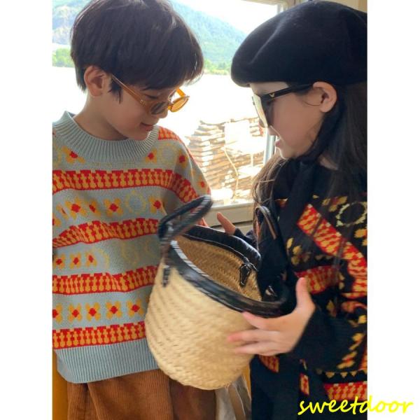 子供服 セーター女の子 男の子 トップス おしゃれ 刺繍 暖かい 秋 冬  通学 プルオーバー 可愛い 中学生  素材：綿カラー :　ブルー　ブラックサイズ : 90〜150ｃｍ　画像をご覧ください季節：秋　冬　春ご注意：■撮影機材やモニタ...