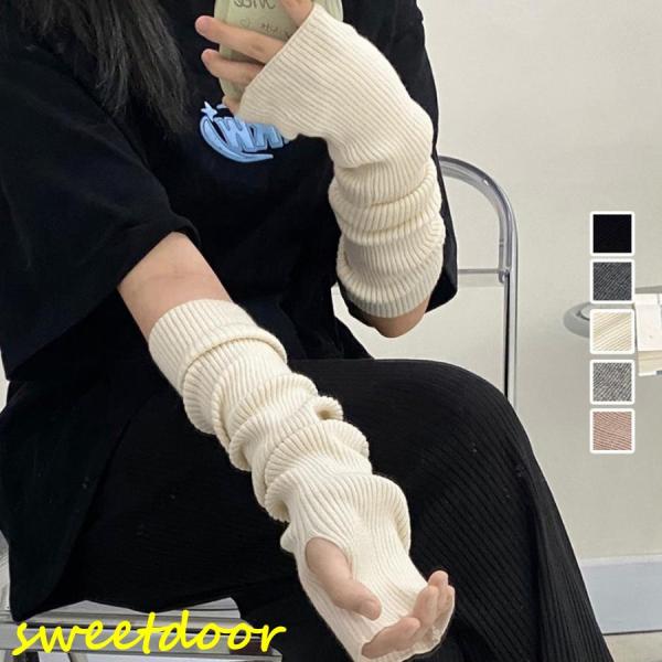 素材：ポリエステル75％+アクリル25％カラー：ブラック/アイボリー/ダークグレー/グレー/モカベージュサイズ：ワンサイズ全長約44cm×幅約9cm※平置きでの採寸です裏地：なし伸縮性：あり透け感：若干あり※ニット素材の為、伸縮具合によって...