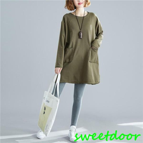 プルオーバー トップス シャツブラウス aライン レディース シャツ 長袖 ゆったり カジュアル 着痩せ おしゃれ 体型カバー オシャレ 上品 きれいめ シンプル 大きいサイズ 秋 20代 30代 40代 50代【商品情報】  ■サイズ(c...