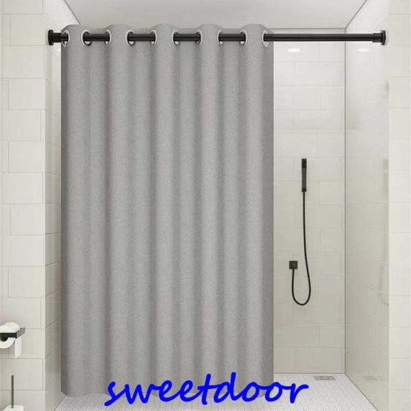 ■ 品名：シャワーカーテン■ 素材：綿麻  ■ カラー：全4色■ サイズ：SIZE1-SIZE13検索ワード：シャワーカーテン 防水 防カビ加工 おしゃれ 風呂 カーテンリング付属  シャワールーム 洗面所 浴室 ユニットバス　脱衣所 バス...