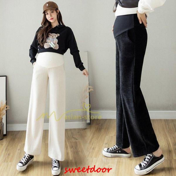 マタニティパンツ 妊婦服 妊娠パンツ 産前産後 ロングパンツカジュアル ルームウェア スウェットパンツ ウエスト調整マタニティファッション 着痩せ 産前から産後まで ロングズボン 柔らか マタニティ服通勤 オフィス お出かけ ママパンツ プ...