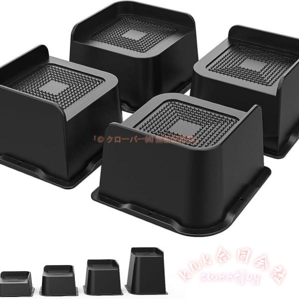 ＼1年保証／高さ調整 継ぎ脚 かさ上げ 家具脚 洗濯機用置き台 かさ上げ台 洗濯機パン テーブル脚 机 4点セット ベッド 高さをあげる 脚 こたつ テーブル ソファー デスク 高さ調節 座椅子 足 継ぎ足し 高さをあげる 高さ約5cm 7...