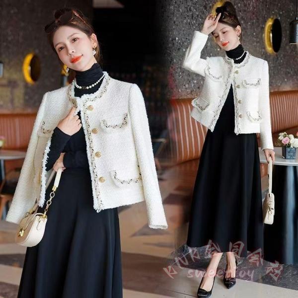 商品名：セットアップカラー：（写真参考）※ モニターの発色の具合により実際の商品と色が異なる場合がございます。サイズM:トップス丈55　バスト98　肩幅38　袖丈57　スカート丈84　ウエスト64L: トップス丈56　バスト102　肩幅39...